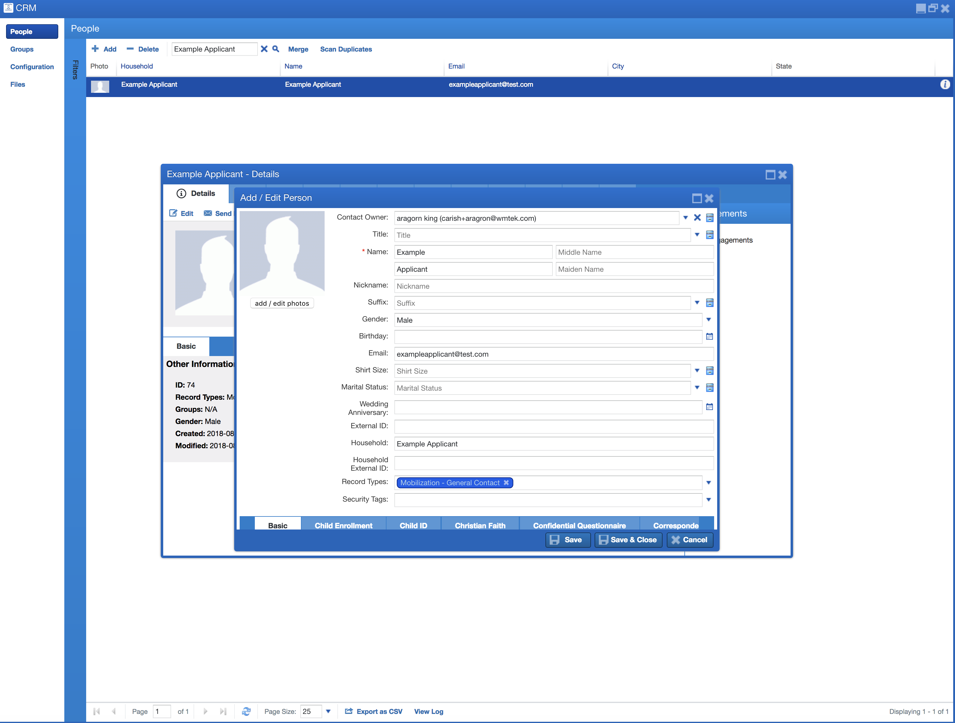 CRM - SiteStacker Support